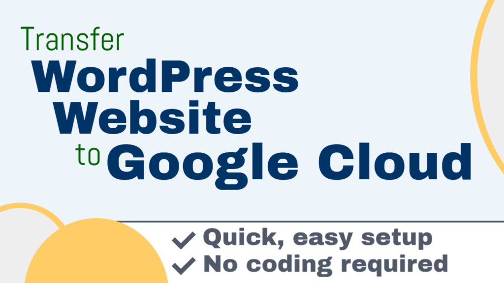 How to Transfer Domain Names to Google Cloud Hosting – One Page Zen